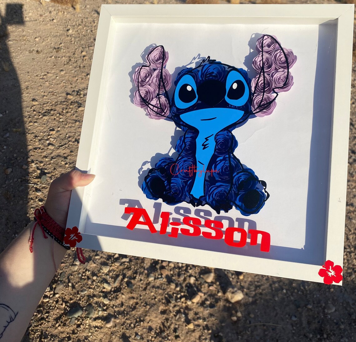 Stitch Flower Shadow Box - Etsy