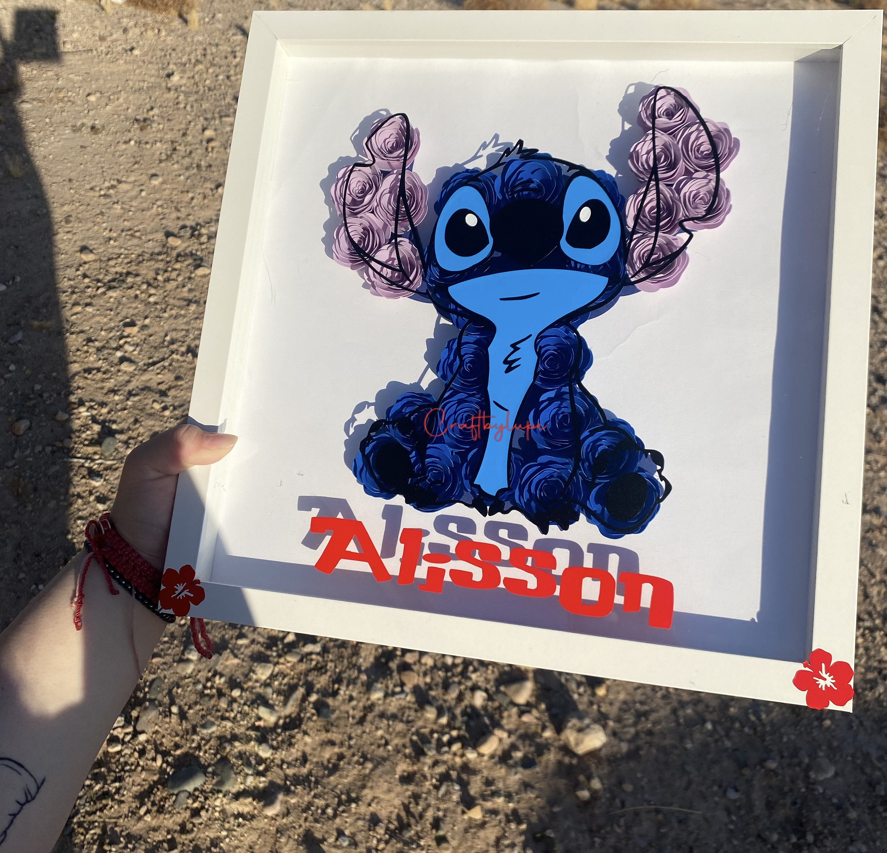 Stitch Flower Shadow Box - Etsy
