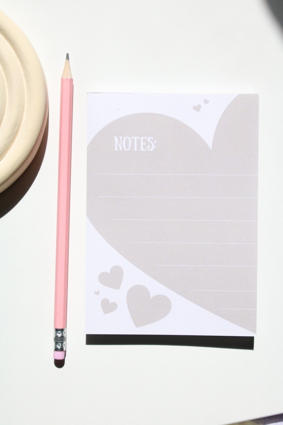 A6 Heart Notes Notepad | Cute Illustrations | Stationery Gift Stocking ...