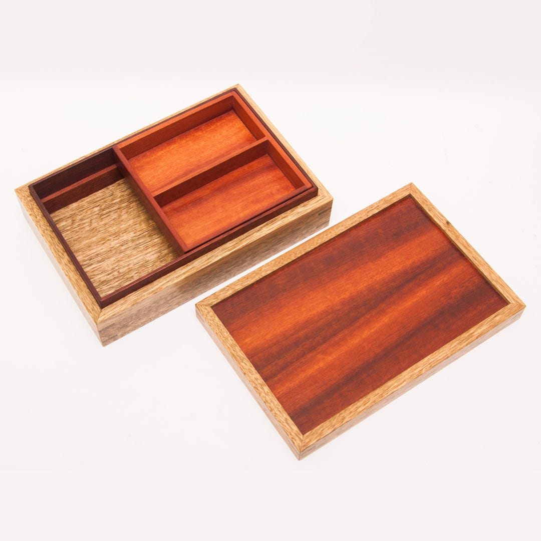 Marri and Jarrah Jewellery Box With Lift-out Tray - Etsy