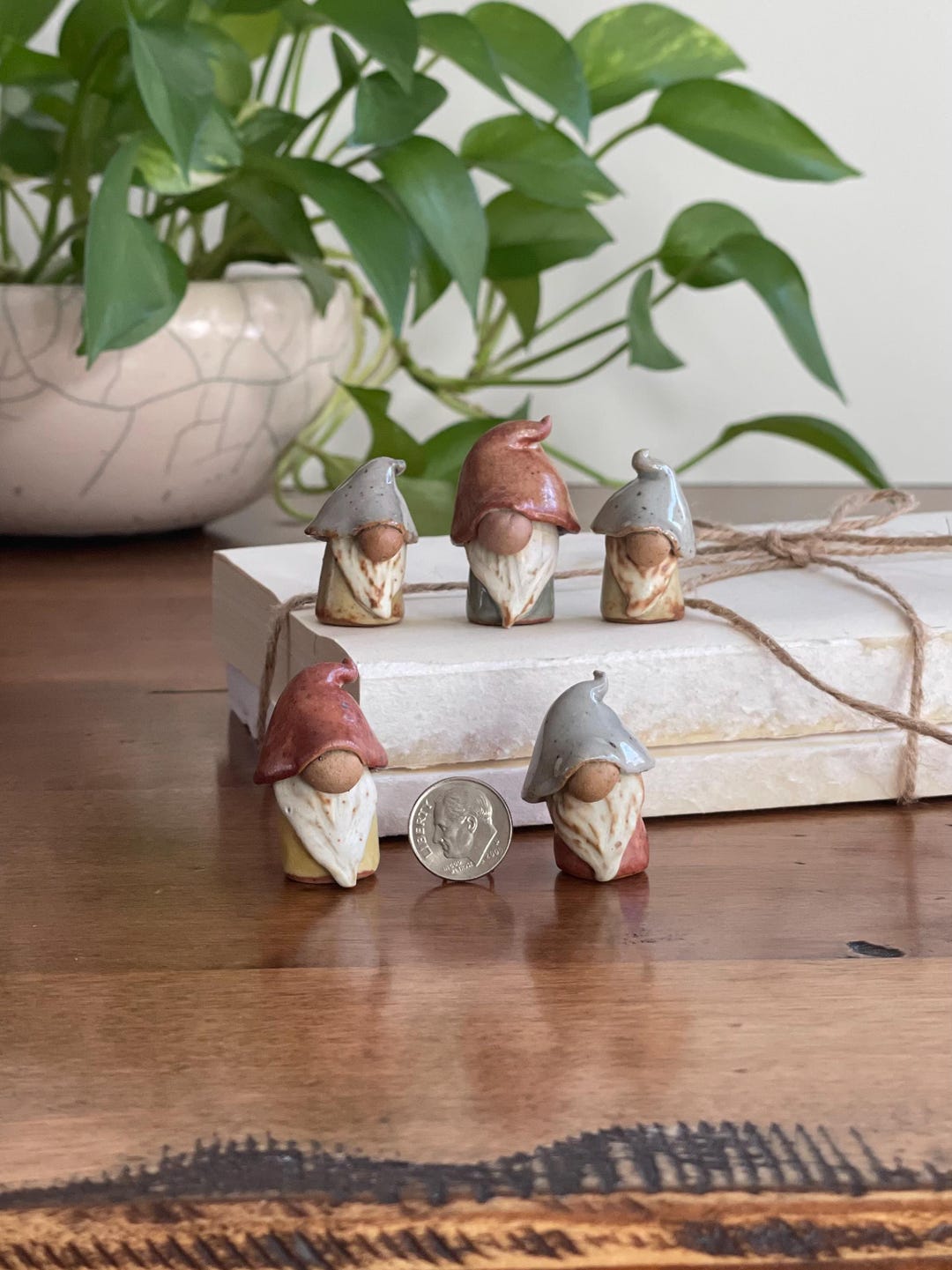 Miniature Handmade Gnome - Pocket Gnome - Plant Sitter - Scandinavian ...