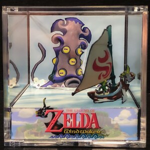 Legend of Zelda: Wind Waker Diorama Cube - Big Octo - Video Game Room ...