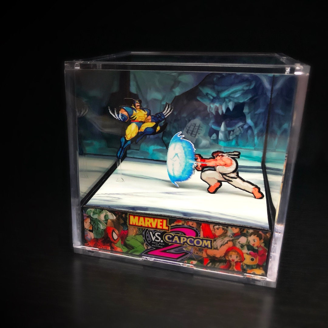 M Vs C 2 - Diorama Cube - Video Game Room Decoration - Etsy