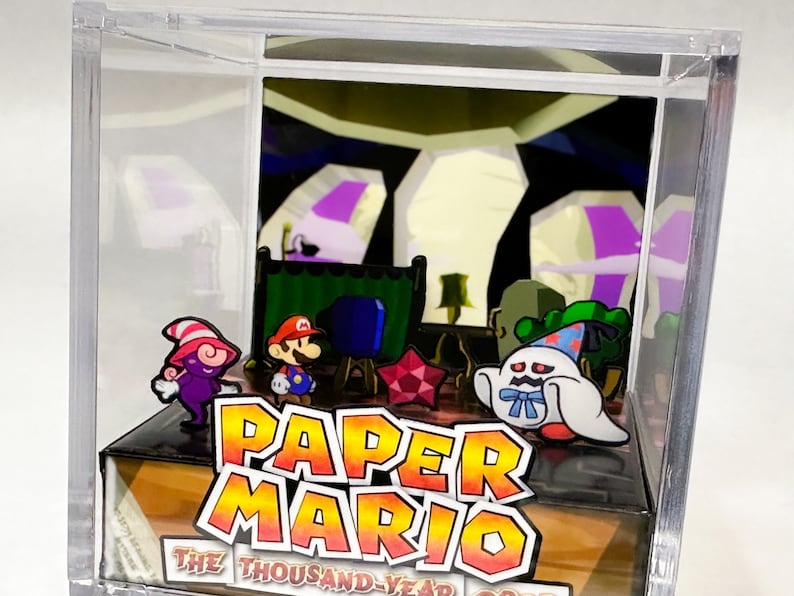 Paper Mario: the Thousand Year Door Diorama Cube - Battle With Doopliss ...