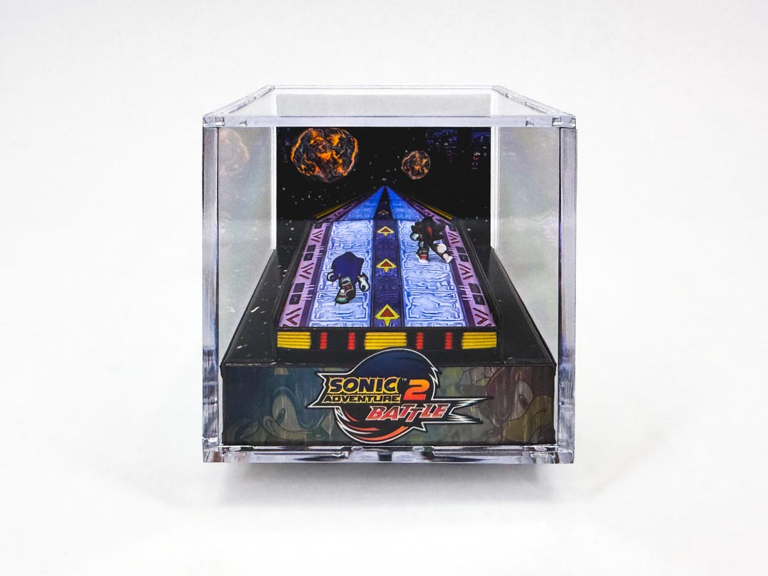 Sonic Adventure 2 Battle Diorama Cube: Sonic and Shadow Final Battle ...