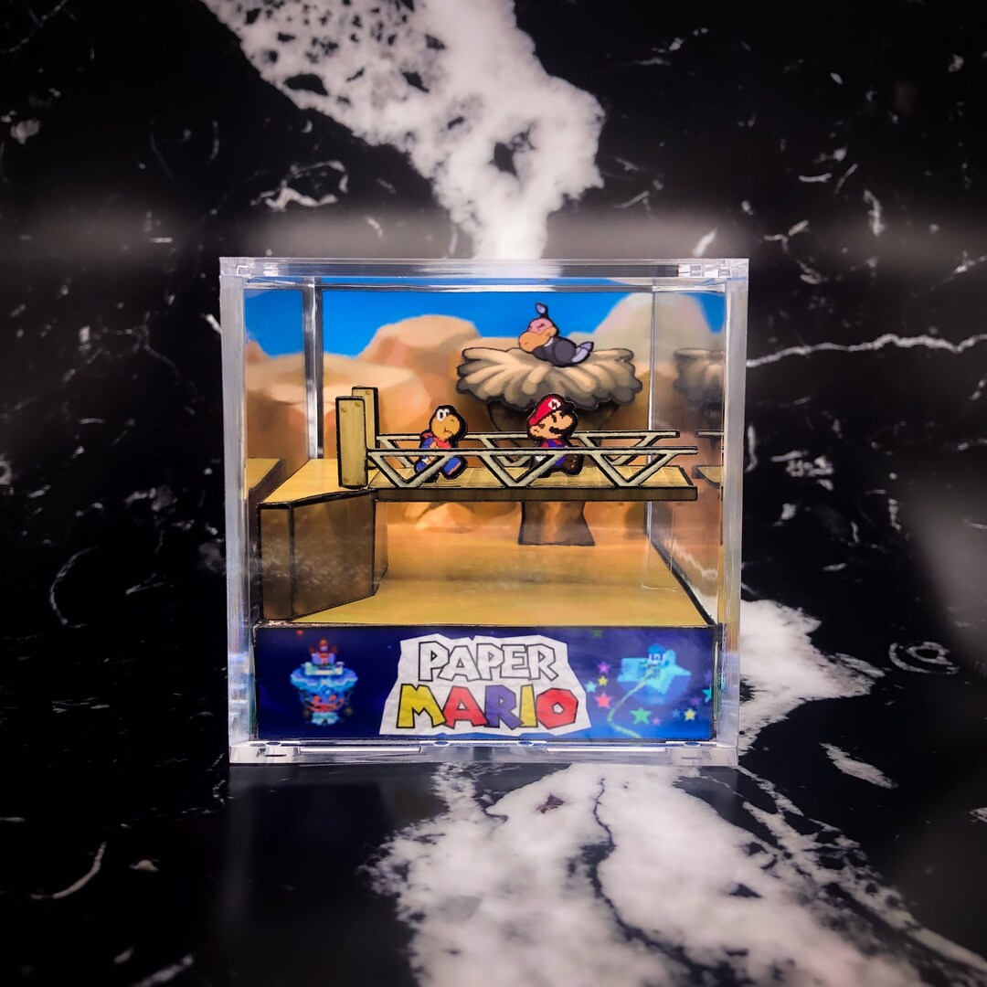 Paper Mario Vulture – easy origami tutorial