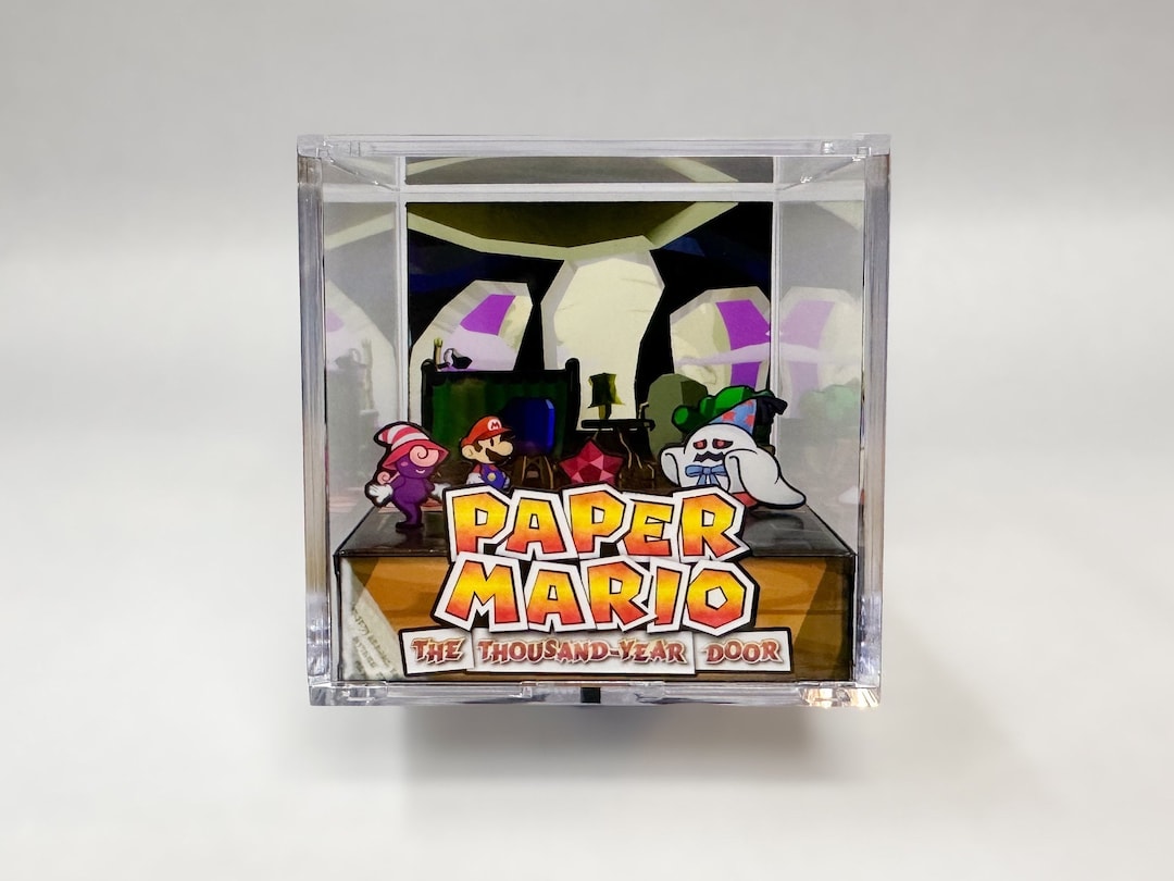 Paper Mario: the Thousand Year Door Diorama Cube - Battle With Doopliss ...