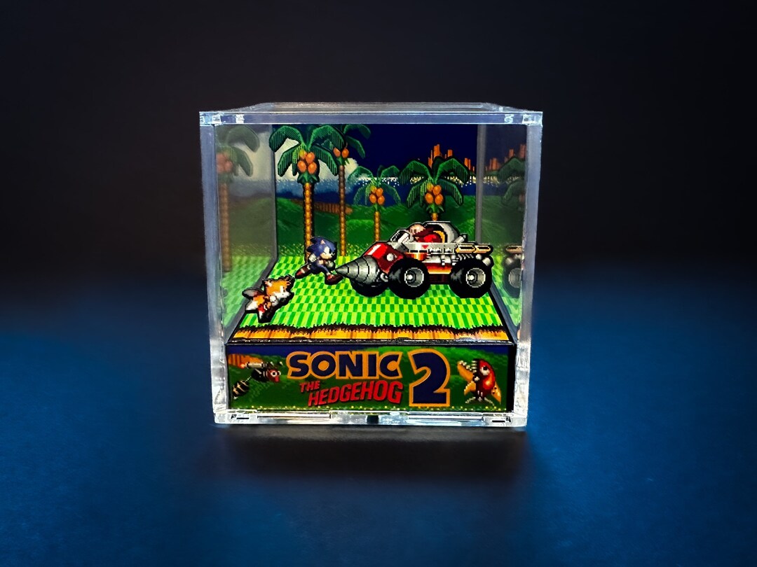 Sonic the Hedgehog 2 Diorama Cube: Boss Battle - Video Game Room ...