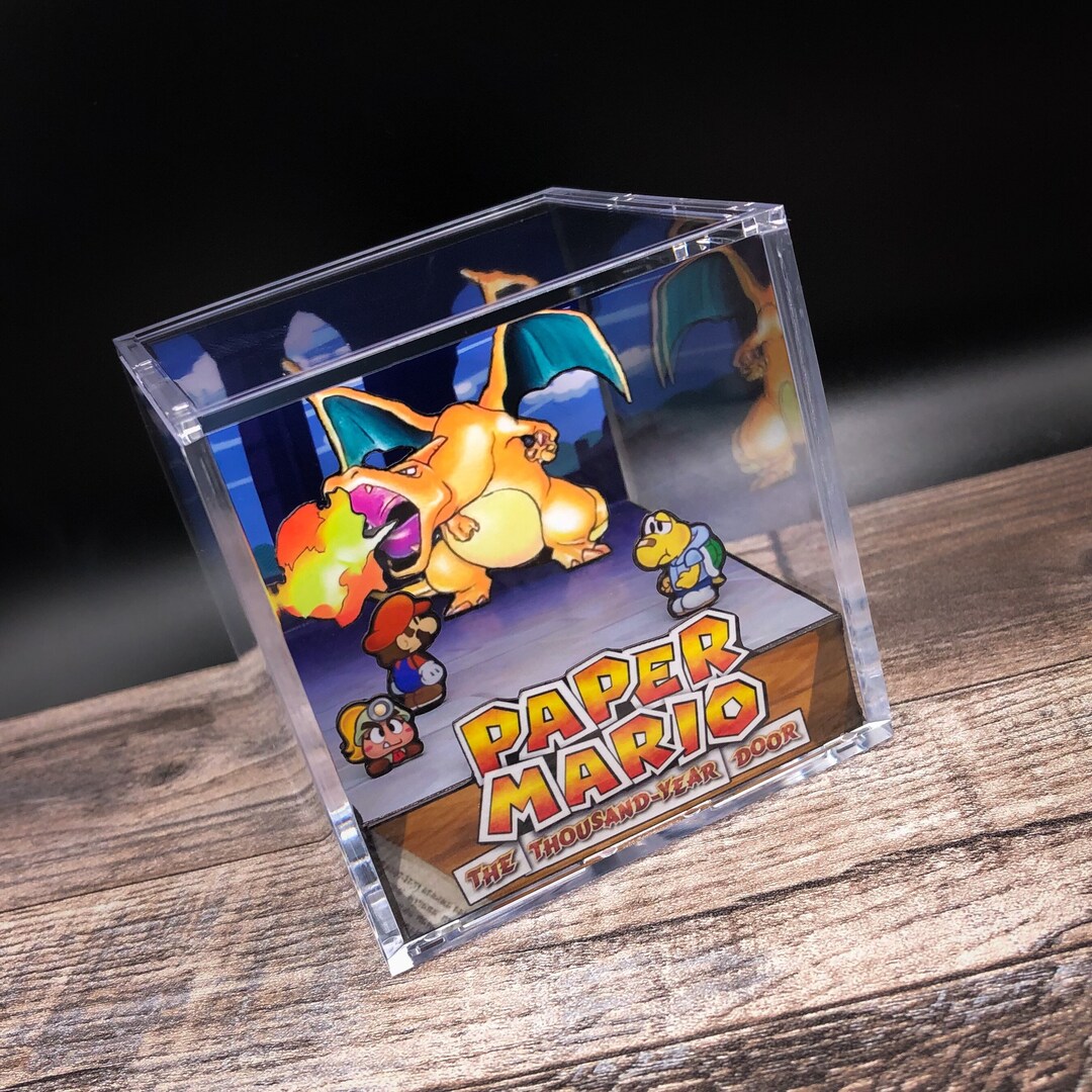 Paper Mario/pokemon Mix & Match Diorama Cube: TTYD - Battle With Dragon ...