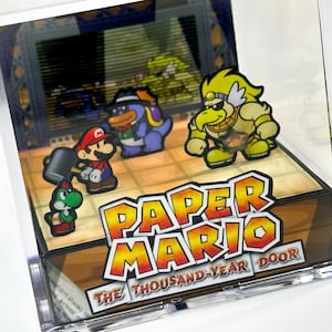 Paper Mario: the Thousand Year Door Diorama Cube - Battle With Rawk ...