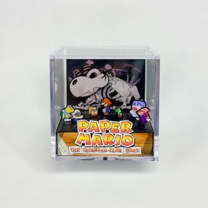 Paper Mario: the Thousand Year Door Diorama Cube - Battle With Bonetail ...