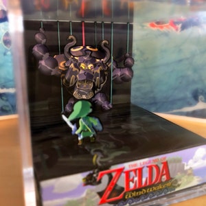 Legend of Zelda: Wind Waker Diorama Cube - Puppet Ganon Fight - Video ...