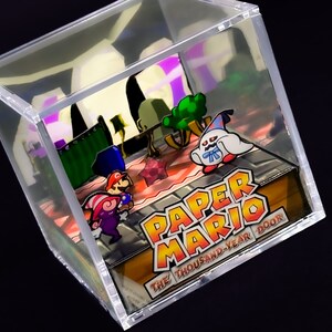 Paper Mario: the Thousand Year Door Diorama Cube Battle With Doopliss ...