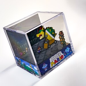 Paper Mario 64 Diorama Cube: Koopa Bros Battle - Desk Display - Video ...