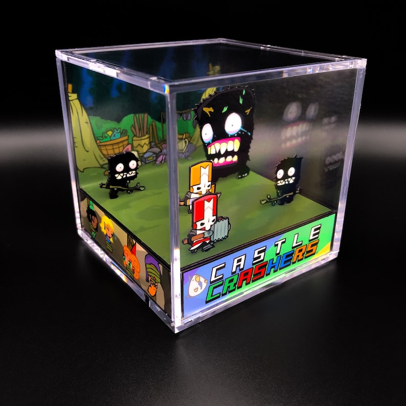 Castle Crashers Diorama Cube: Fighting the Troll Mother - Video Game ...