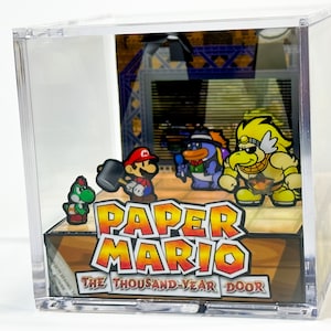 Paper Mario: the Thousand Year Door Diorama Cube - Rawk Hawk - Video ...