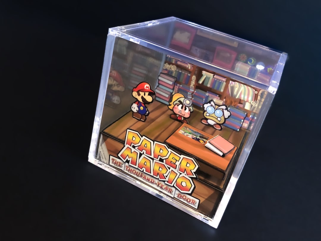 Paper Mario: the Thousand Year Door Diorama Cube - Visiting Professor ...