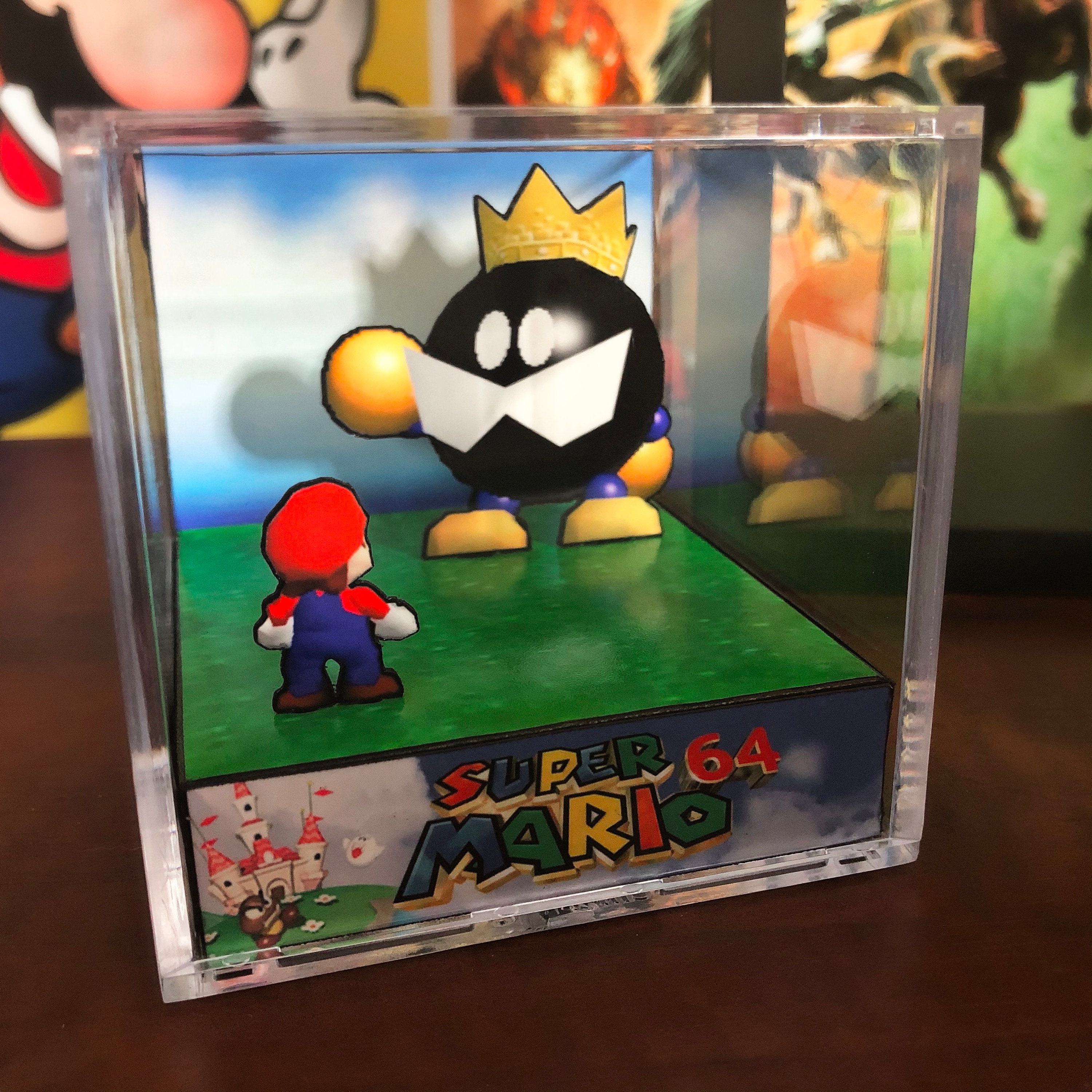 3 Cubes Super Mario 64 Diorama Cube Collection - Etsy