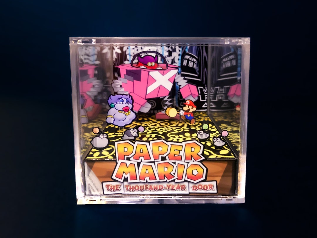 Paper Mario: the Thousand Year Door Diorama Cube - Battle With Magnus ...