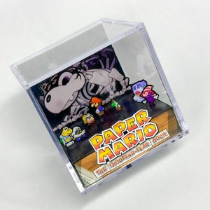 Paper Mario: the Thousand Year Door Diorama Cube - Battle With Bonetail ...