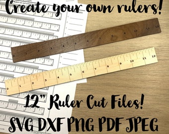 12 Inch Ruler Svg | Etsy