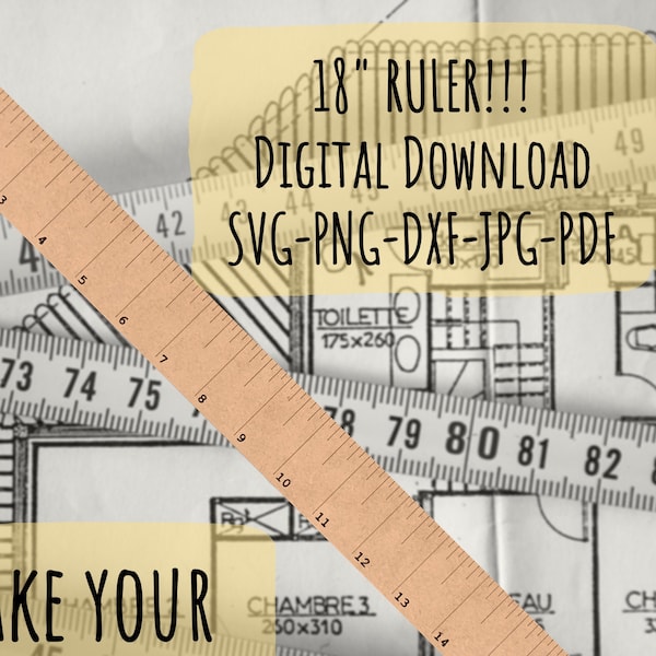 Fish Ruler Svg - Etsy