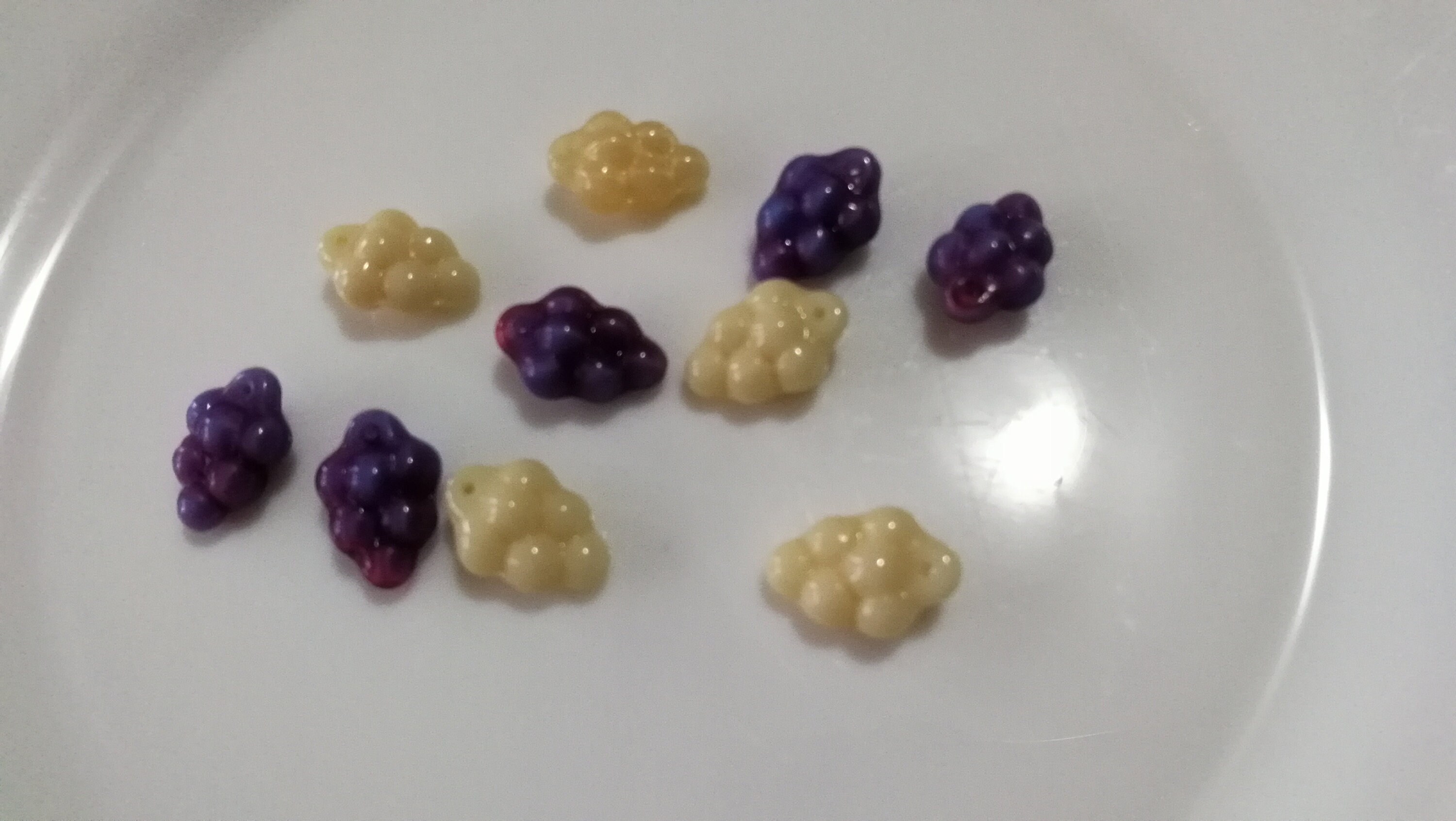 Vintage Glass Bead Grapes - Etsy