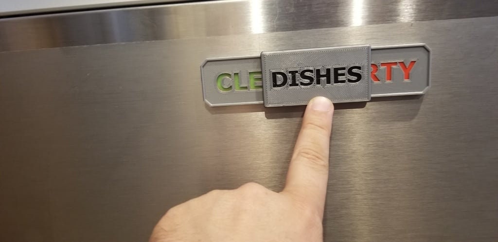 Dishwasher Alert Sign Easily Keep Track of Dirty or Clean Dishes Free ...