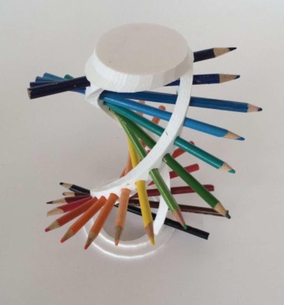 DNA Helix Pencil Holder / Colored Pencils Stand / Pen Holder / Pencil ...