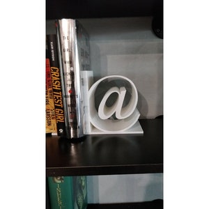 Set of @ and & Bookends / at Sign/ and Sign - FREE SHIPPING - Etsy