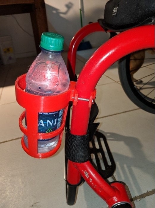 Wheelchair Bottle Holder / Cup / Container - Free Shipping! - Etsy