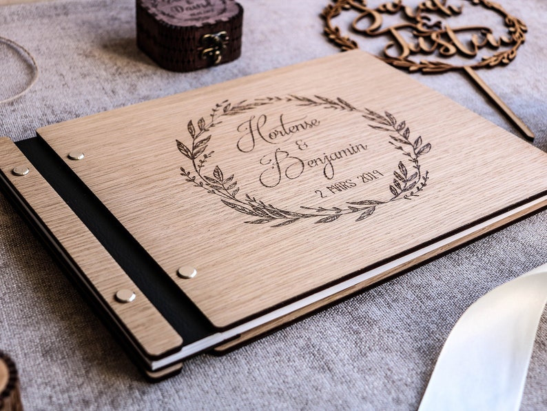 Livre d'or mariage Livre d'or mariage personnalisé - Etsy France
