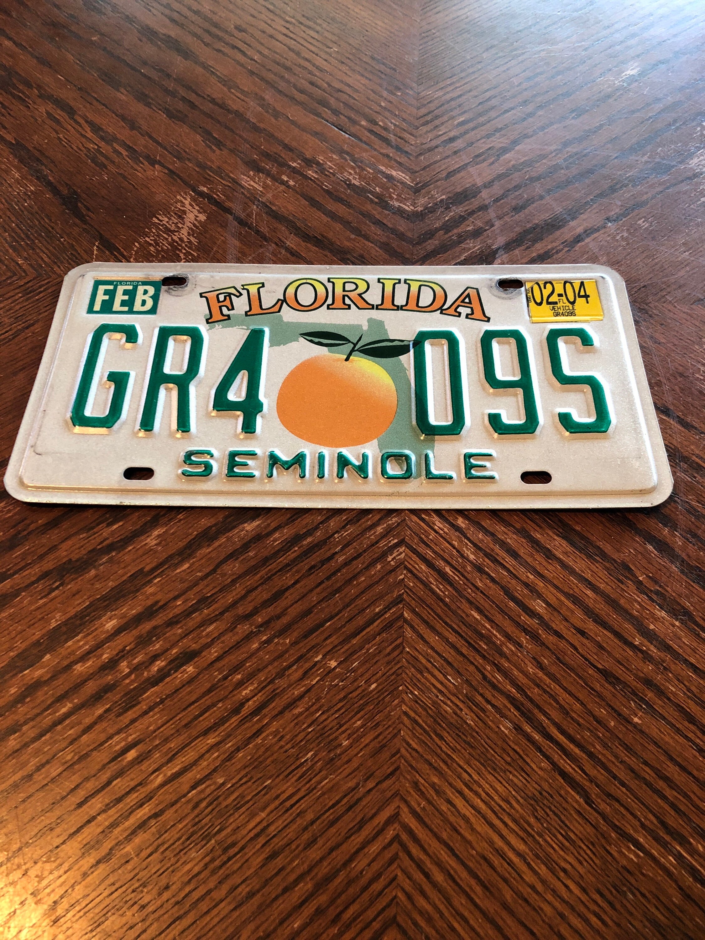 Florida License Plate Seminole County - Etsy