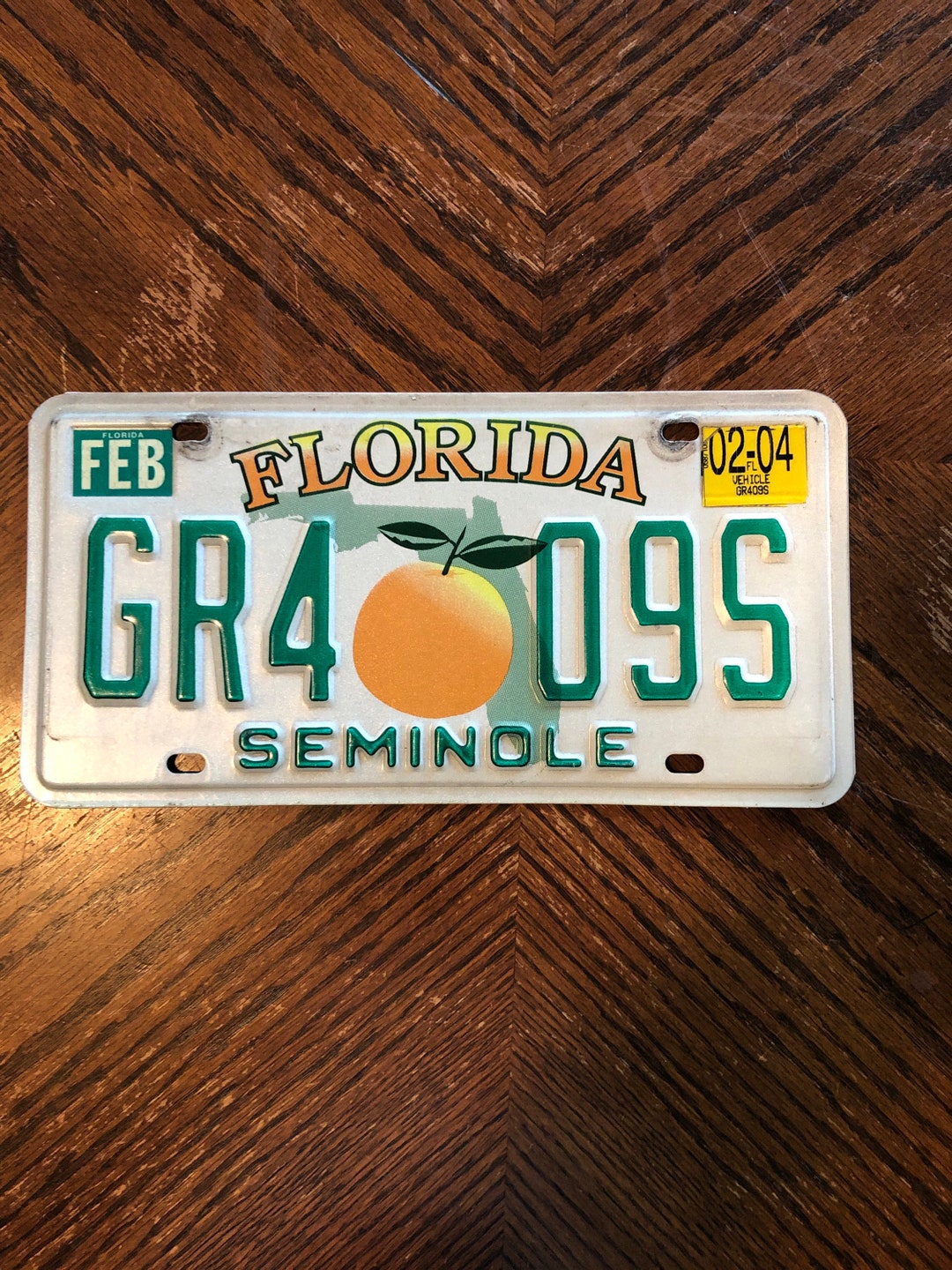 Florida License Plate Seminole County - Etsy