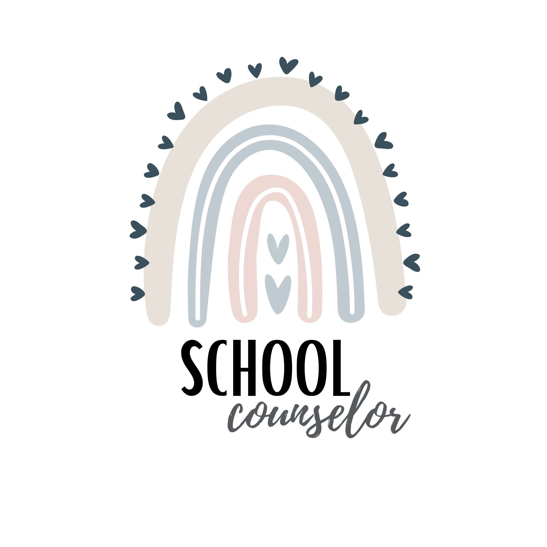 Rainbow School Counselor Svg/school Counselor Svg/counselor SVG - Etsy