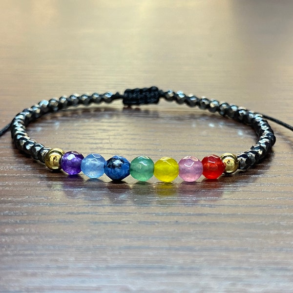 7 Chakra Bracelet - Etsy