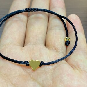 Heart Bracelet,love Bracelet, Tiny Heart Bracelet,silver Heart Bracelet ...