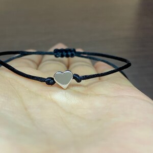 Heart Bracelet,love Bracelet, Tiny Heart Bracelet,silver Heart Bracelet ...