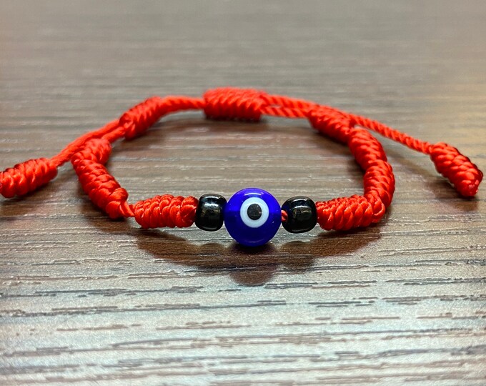 Pulsera Roja Para El Mal De Ojo Con Ojo De Tigre baby Red - Etsy