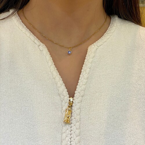 Evil Eye Jewelry Evil Eye Pendant Necklace - Blue Glass Nazar Talisman ...