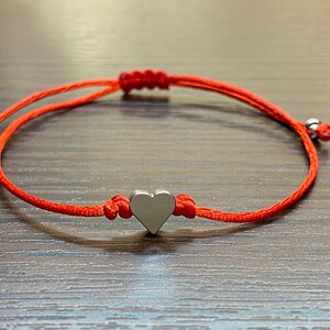 Heart Bracelet,love Bracelet, Tiny Heart Bracelet,silver Heart Bracelet ...