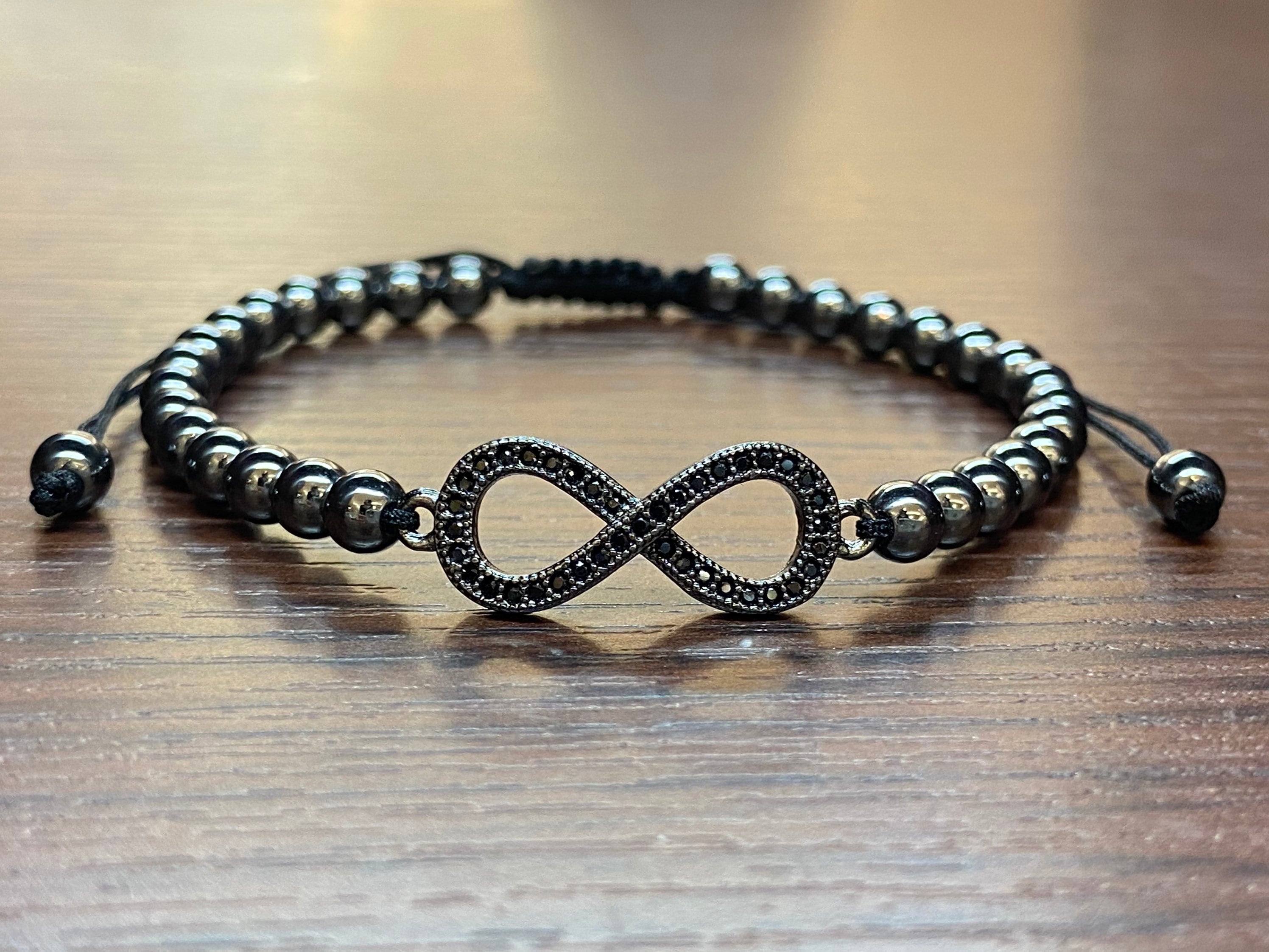 Infinity Bracelet Infinity Jewelrybeaded Bracelet Eternity Etsy