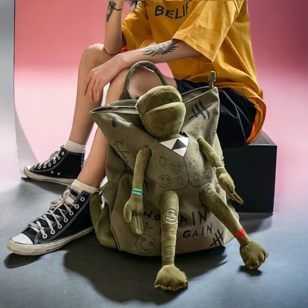 Frog Backpack - Etsy