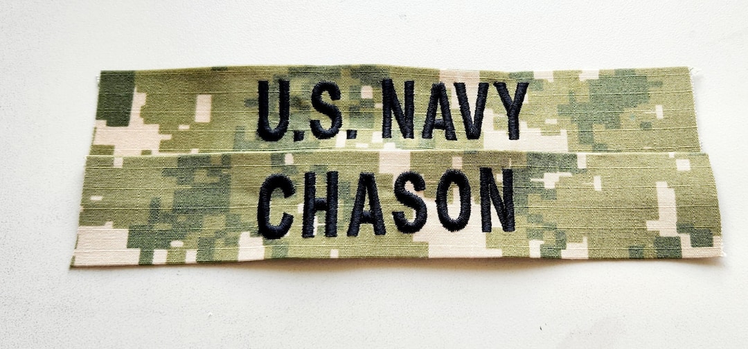 U S NAVY NWU Type 111 Name Tapes, Military Name Tapes - Etsy
