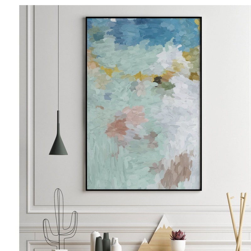 Pastel Abstract Art - Etsy