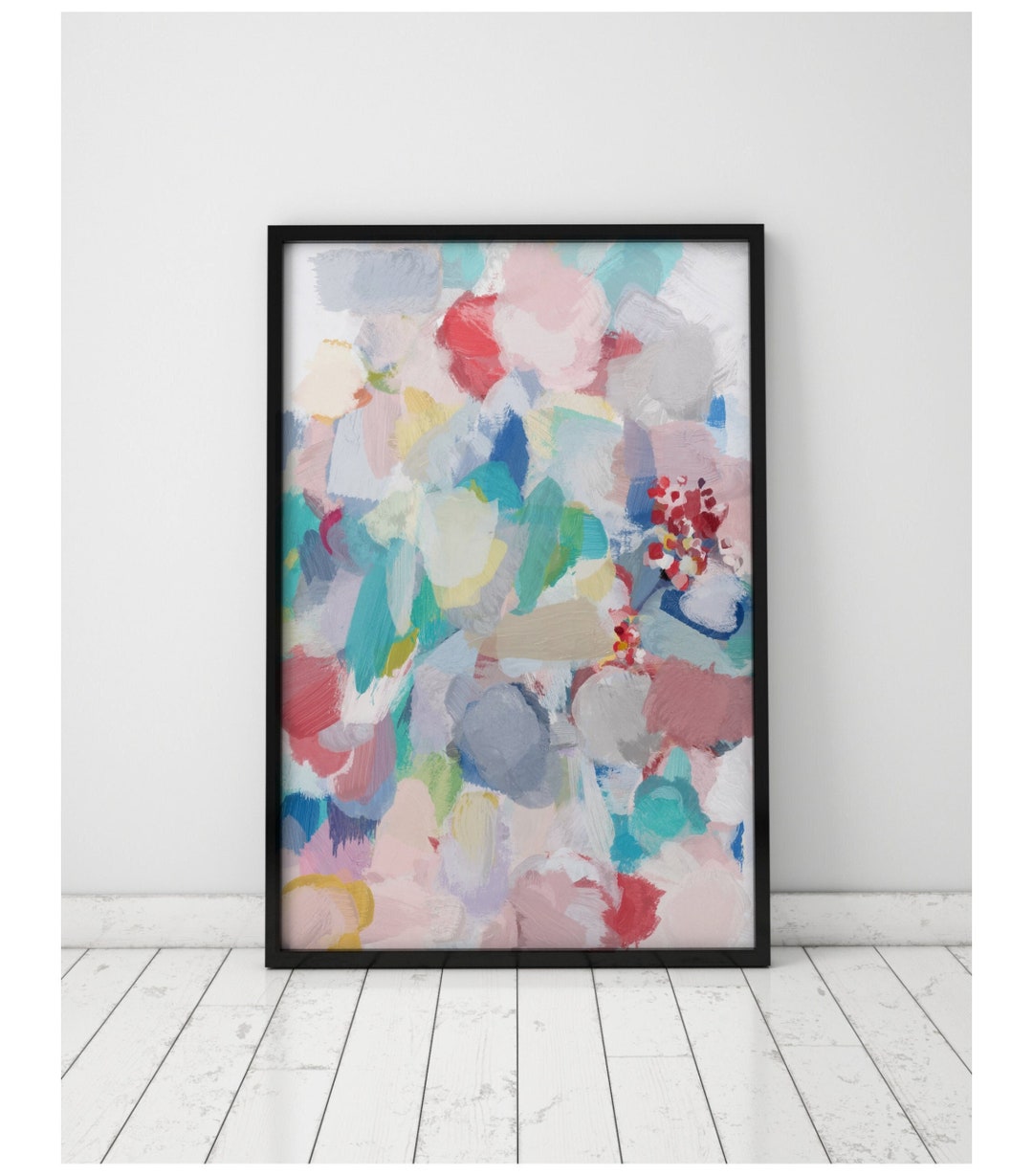 Modern Wall Art, Large Wall Art, Bright Wall Art, Colorful Wall Art ...