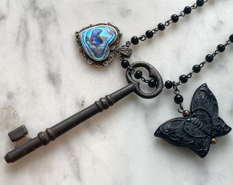 Butterfly Skeleton Necklace - Etsy