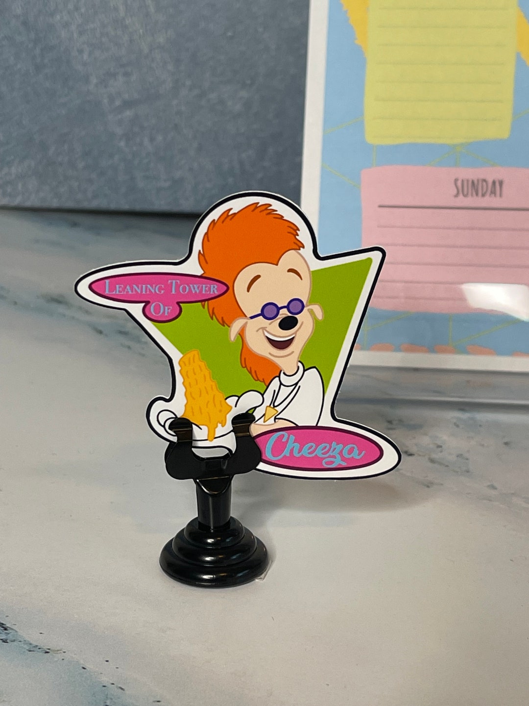 Leaning Tower of Cheeza A Goofy Movie Sticker - Etsy