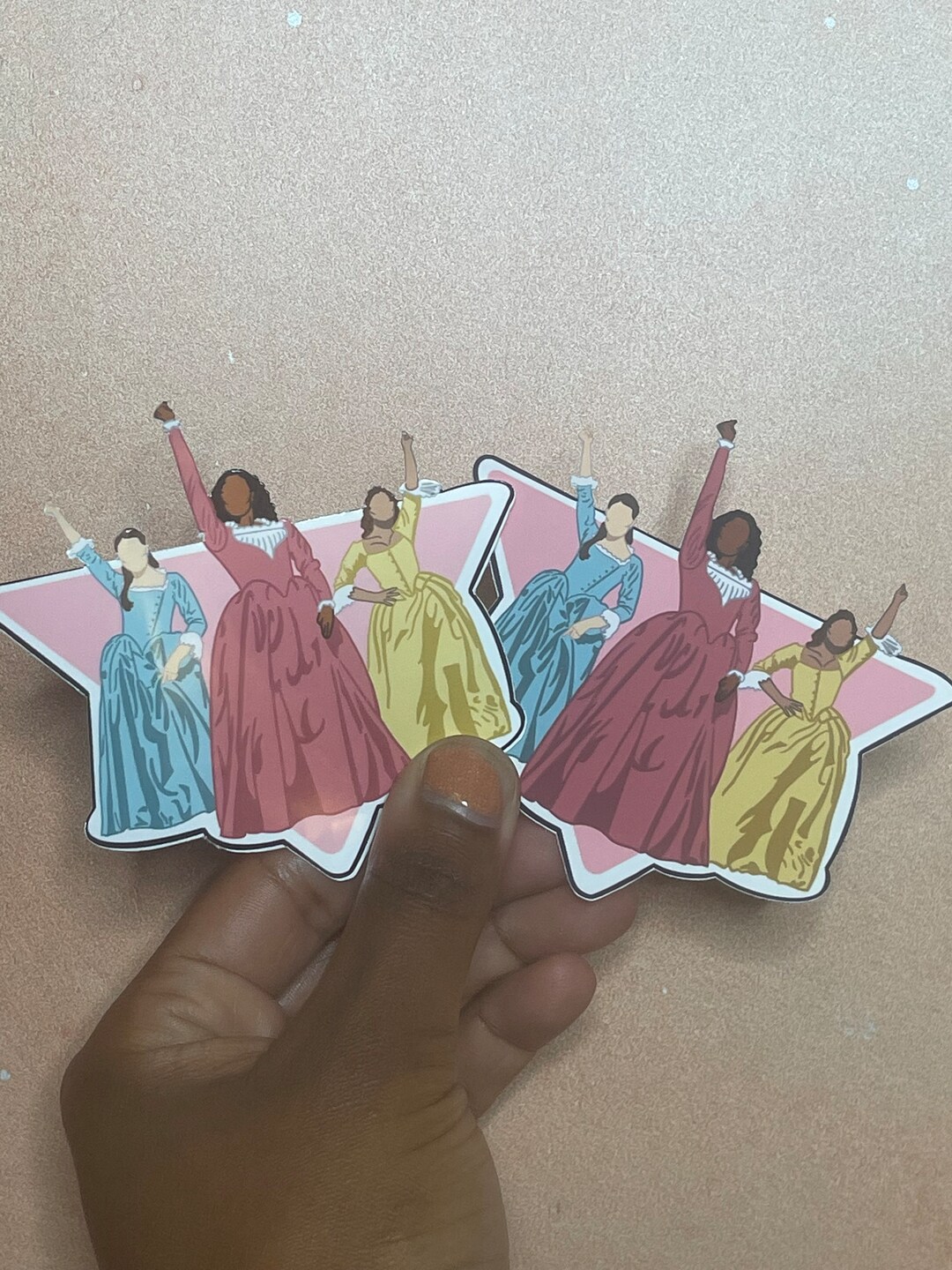 Schuyler Sisters WORK/WERK Hamilton Broadway Sticker Broadway Stickers ...