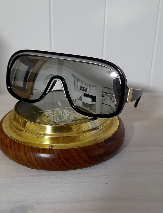 ski racing driver black Cafe racer cool sunglasses vi… - Gem